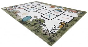 Dywany Łuszczów, Dětský kusový koberec Fun Hop green, 160x220, vícebarevná, dětský pokoj