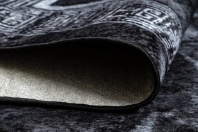 Dywany Łuszczów, Kusový koberec Miro 51278.810 Marble black / white, 80x150, černobílá, chodba / předsíň