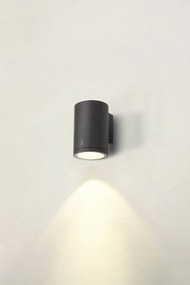 LA 1003440 ENOLA ROUND L single Outdoor, nástěnné LED svítidlo, antracitové, CCT 3000/4000K - BIG WHITE (SLV)