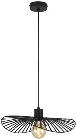 Toolight Toolight, závěsné svítidlo 41cm, 1xE27, APP1840-1CP, černá, OSW-07061
