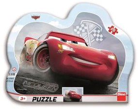 Dino Cars 3 Blesk Mcqueen, Kontura puzzle, 25 dílků