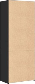 Skříň highboard černá 70 x 42,5 x 185 cm kompozitní dřevo 3281463