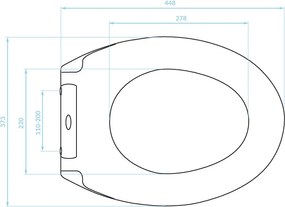 Kuchinox Standard, WC sedátko 448x373 mm, duroplast, pomalé zavírání, bílá, LAV-ADA_601E