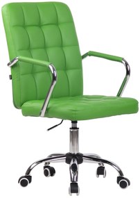 Kancelářská židle Ikast - umělá kůže | zelená