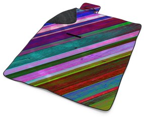 Sablio Plážová deka Nabarvené dřevo: 200x140 cm
