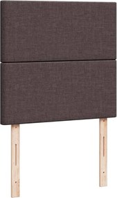 Box spring postel s matrací tmavě hnědá 80x200 cm textil 3291103