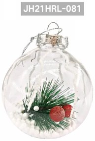 Ozdoba na vánoční stromeček, koule, 8cm, různé varianty na výběr Varianta: Varianta 4