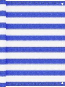 vidaXL Balkonová zástěna 90 x 600 cm HDPE [42323] Barva: Modro-bílá