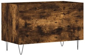 vidaXL Skříňka na LP desky kouřový dub 74,5x38x48 cm kompozitní dřevo