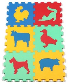 Pěnový koberec Uniform Zvířata 3, 4 barvy