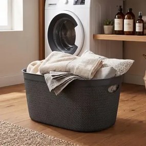 Belli e Forti RATA šedá / Koš na prádlo / plast / 60 l