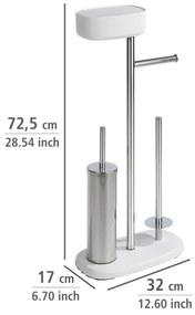 WENKO 24420100 - WC set RIVAZZA 17x72,5 cm bílá