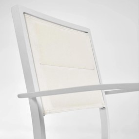 Zahradní židle siley bílá MUZZA