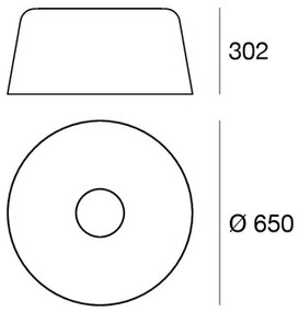 Linea Lihgt CA053DWHWDI Delfi_S, moderní stropní svítidlo, 32W LED 3000K, bílá, průměr 65cm