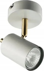 Regulovatelná stropní svítidlo Gull 59931 tuba downlight bílá zlatá