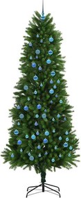 Vánoční stromeček s 300 LED diodami s stojanem Zelená 240 cm PE 3396356