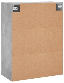 Nástěnné skříňky 2 ks betonově šedé 69,5 x 34 x 90 cm,  3195639