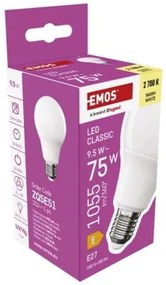 Emos lighting LED žárovka Classic A60 / E27 / 9,5 W (75 W) / 1055 lm / teplá bílá 1525733280