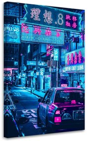 Gario Obraz na plátně Neonové nápisy ve městě - Gab Fernando Rozměry: 40 x 60 cm