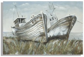 Ručně malovaný obraz Mauro Ferretti Boats Rest, 120x3,7x80 cm