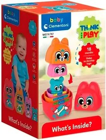 CLEMENTONI Interaktivní hračka BABY ThinkPlay Co je uvnitř? / pro nejm