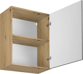 Horní skříňka, dub artisan/šedý mat, univerzální, LANGEN G60