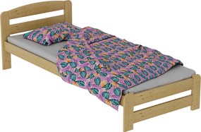 Maxi Postel Petra z masivu 80 x 200 cm - barva Borovice