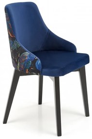 Židle ENDO 57 cm modrá/vícebarevná