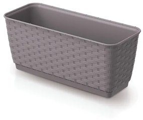 PROSPERPLAST Truhlík - RATOLLA CASE P Rozměr: 49,2x17,2 cm, Barva: umbra