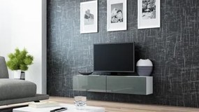 TV stolek VIGO 140 cm bílý/šedý