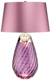 Elstead LENA-TL-L-PLUM - LED Stolní lampa LENA 1xE27/40W/230V 74 cm růžová