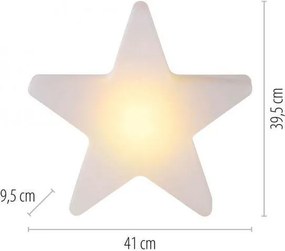 LD 19290-16 LED bateriové svítidlo AKKU-STAR, bílá, malé, venkovní, IP44, nabíjecí přes USB, RGB/6000K - JUST LIGHT