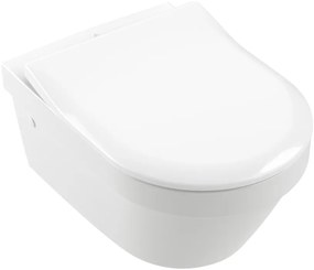 Villeroy & Boch ARCHITECTURA - Záchodové sedátko s poklopem SlimSeat, s funkcí QuickRelease a SoftClosing, bílá alpin 9M70S101