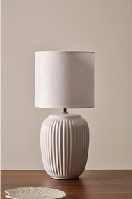 Bílá keramická stolní lampa (výška 41 cm) Karlsson – Jotex