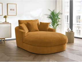 Žluté žinylkové křeslo Belem – Bobochic Paris