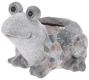 BETONOVÝ KVĚTINÁČ FROG 23X30X35 CM VÍCEBAREVNÁ