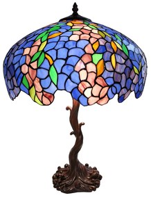 Stolní lampa Tiffany Arbre – Ø 43*61 cm E27/max 2*60W