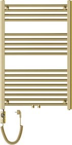 Mexen Mars, elektrické topné těleso 900 x 600 mm, 300 W, zlatá lesklá, W110-0900-600-2300-50