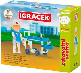 EFKO Igráček Zdravotní sestra / Kloubová figurka s doplňky / 7,5 cm
