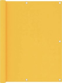 vidaXL Balkonová zástěna 120 x 600 cm 100% polyester oxford [134935] Barva: Žlutá