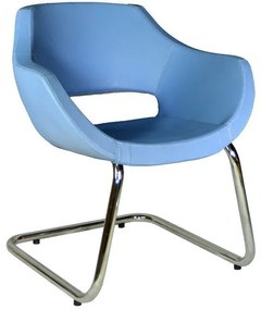 Modrá konferenční židle Burocci Viva