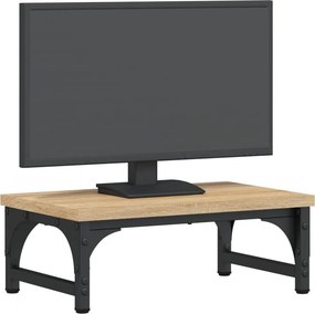 vidaXL Stojan na monitor 37 x 23 x 14 cm kompozitní dřevo [833998] Barva: kouřový dub