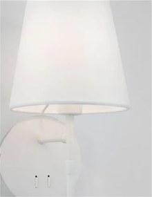 Nástěnné svítidlo NOVA LUCE NIA E27 + LED na čtení 3000K 9182371 bez žárovky