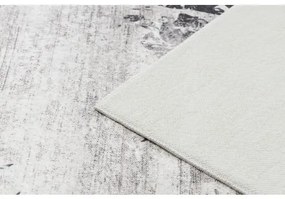 Dywany Luszczow Kusový koberec ANDRE pratelný Ornament 1187 vintage protiskluz, černá bílá Rozměr koberce: 120 x 170 cm