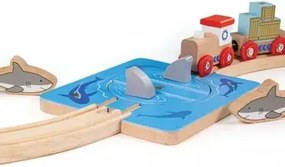 Bigjigs Rail Vír se žraloky / od 3 let
