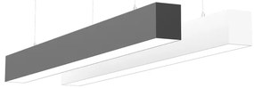 Sinclair Závěsné LED lineární svítidlo LSM 12-20CCT, 3000-5000K, 60cm Barva: Stříbrná