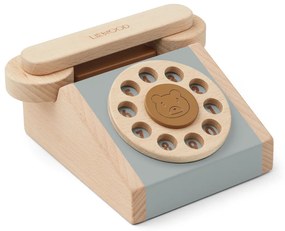 Liewood Dřevěný telefon Selma Blue fog multi