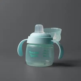 Tommee Tippee Transition netekoucí hrneček s hubičkou 150 ml 4m+ modrá