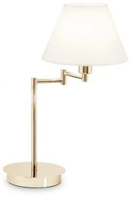 Stolní lampa Ideal Lux Beverly TL1 ottone satinato 140322 mosazná