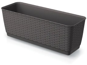 PROSPERPLAST Truhlík - RATOLLA CASE P Rozměr: 49,2x17,2 cm, Barva: antracit